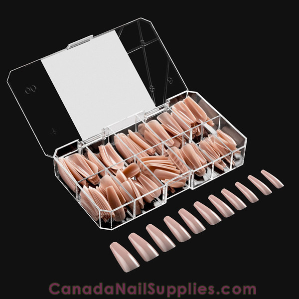 Apres Neutral Gel-X Tips - Sculpted Coffin Long, Maisie - 150 pcs, 11 ...